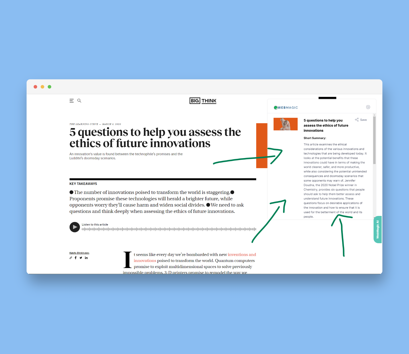 Web Summarizer - WebMagic AI
